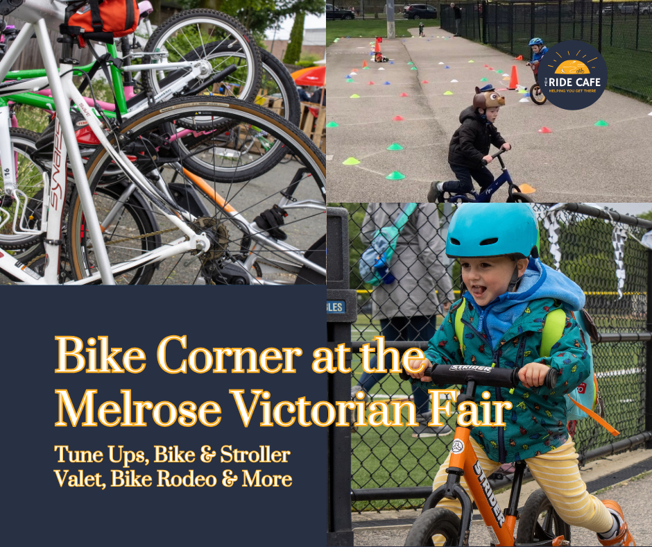 Bike Corner at the Melrose Victorian Fair - The Ride Cafe